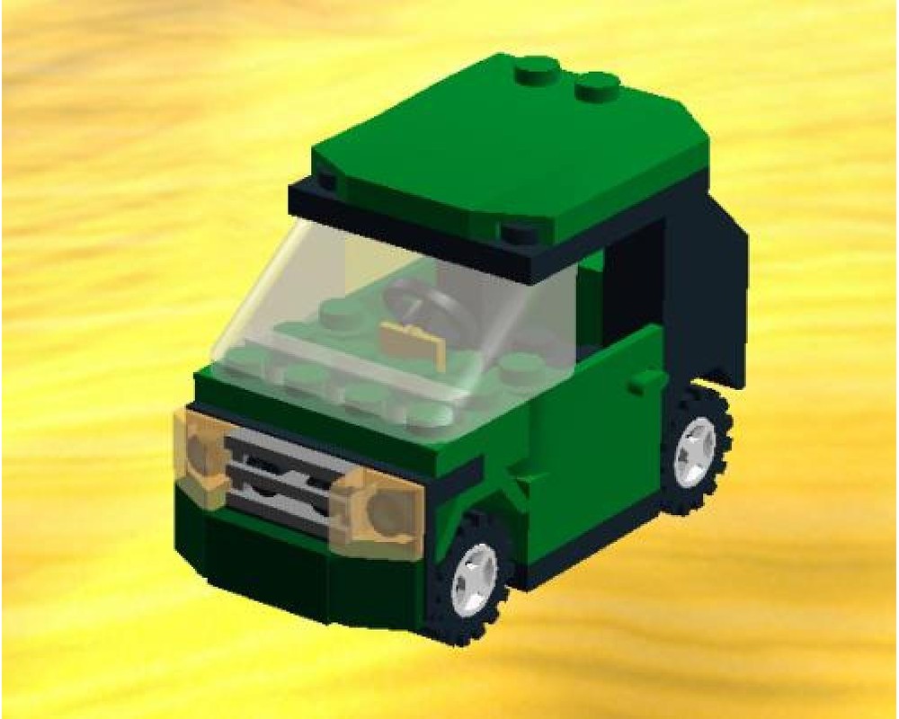 LEGO MOC Lego Car Green for Transport Carriage Inspired by 7939 Cargo ...