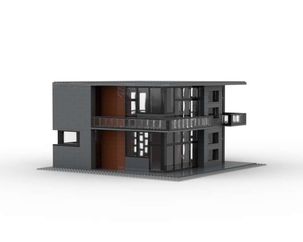 LEGO MOC Modern House 2 by Legomodernist | Rebrickable - Build with LEGO