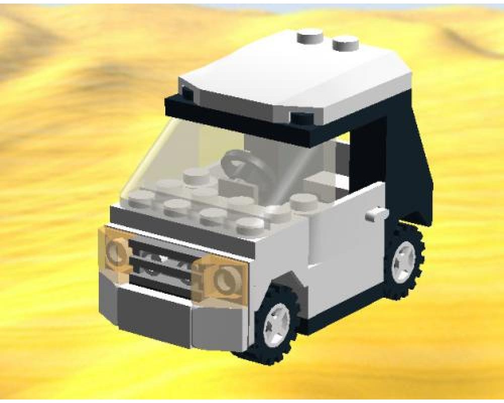 LEGO MOC-4109 Lego Car White for Transport Carriage Inspired by 7939 ...