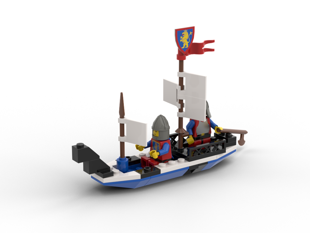 LEGO MOC 6017 King's Longship by plastic.ati | Rebrickable - Build with ...