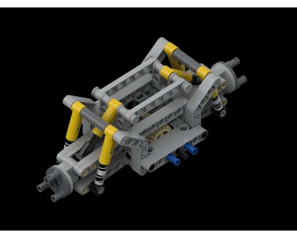 LEGO MOC Triple Shock Rear Suspension by Simstorm | Rebrickable - Build ...