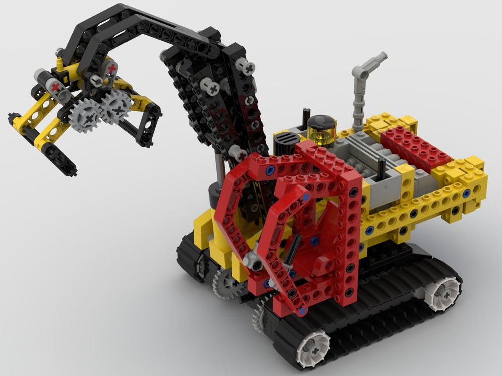 LEGO MOC Tracked Excavator with Grasper by piotrmocko | Rebrickable ...