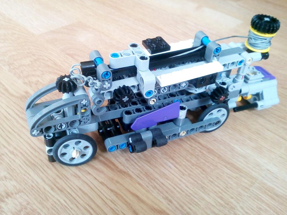 Lego Moc Technic Small Mobile Crane By Mic8per Rebrickable Build