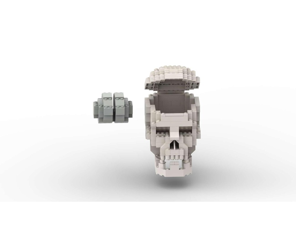 LEGO MOC Human Skull with brain by MyKidisanAlien | Rebrickable - Build ...