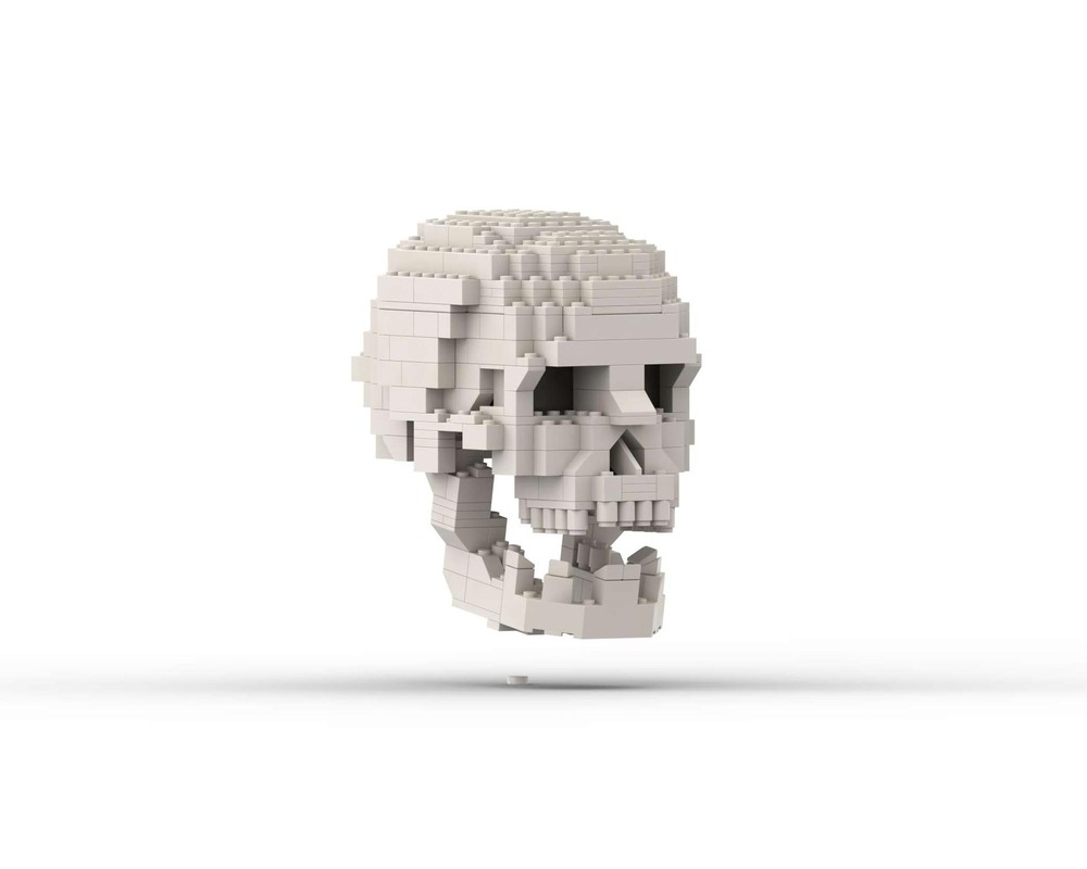 LEGO MOC Human Skull with brain by MyKidisanAlien | Rebrickable - Build ...