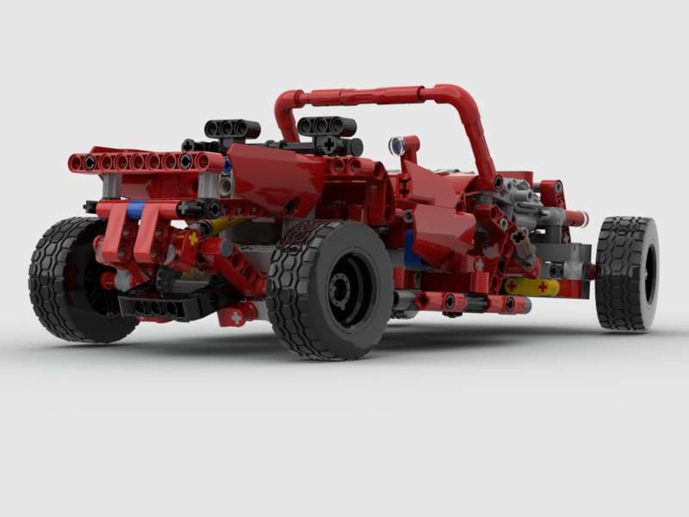 LEGO MOC-41172 Rat Rod - 42075 D-Model by technicstudiodesigns ...
