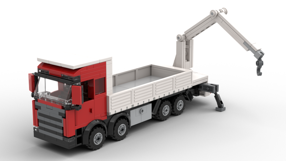 LEGO MOC Scania Crane Truck by Yellow.LXF | Rebrickable - Build with LEGO