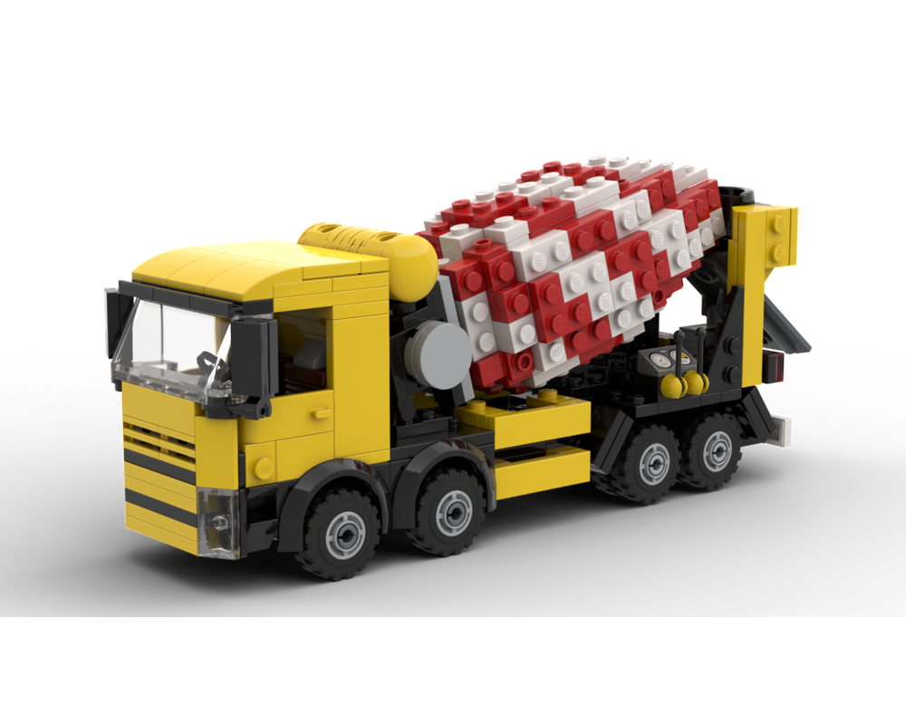 LEGO MOC Isuzu Cement Truck by Yellow.LXF | Rebrickable - Build with LEGO