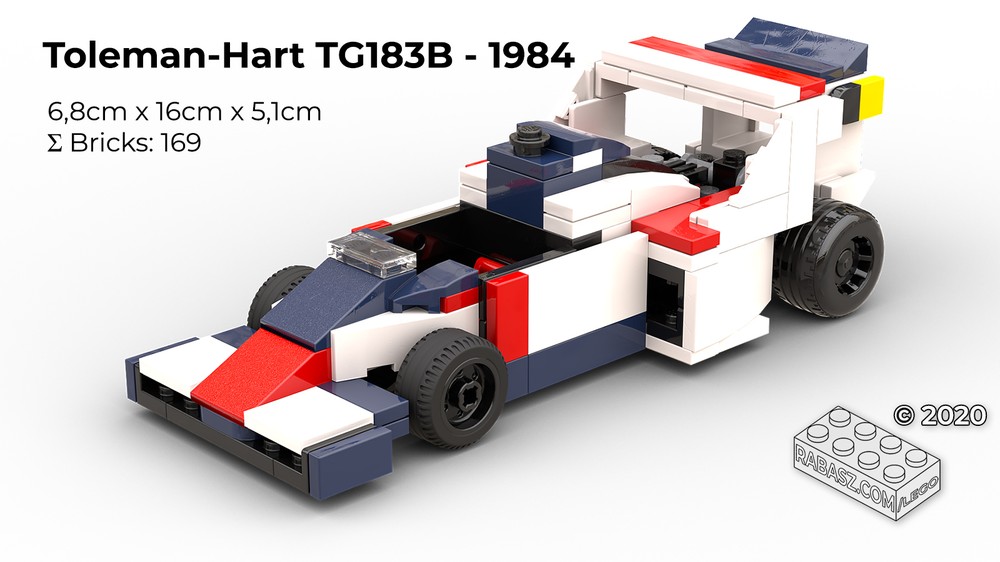 LEGO MOC F1 Toleman TG183B - 1984 by rabasz | Rebrickable - Build with LEGO