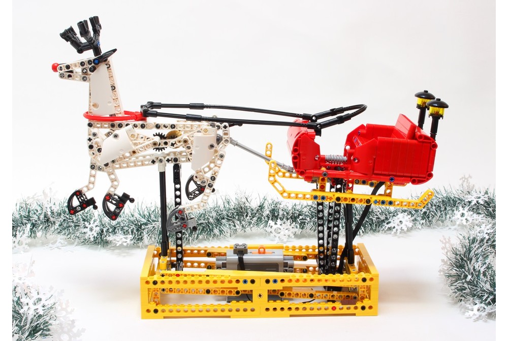 LEGO MOC Christmas Santa Sleigh by Nico71 | Rebrickable - Build with LEGO