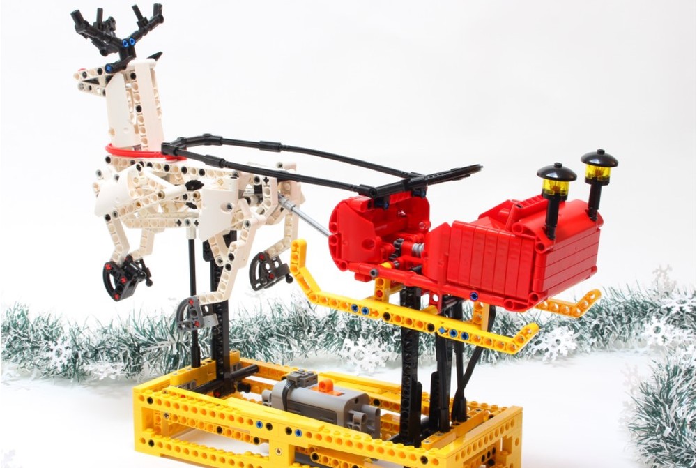 LEGO MOC Christmas Santa Sleigh by Nico71 | Rebrickable - Build with LEGO