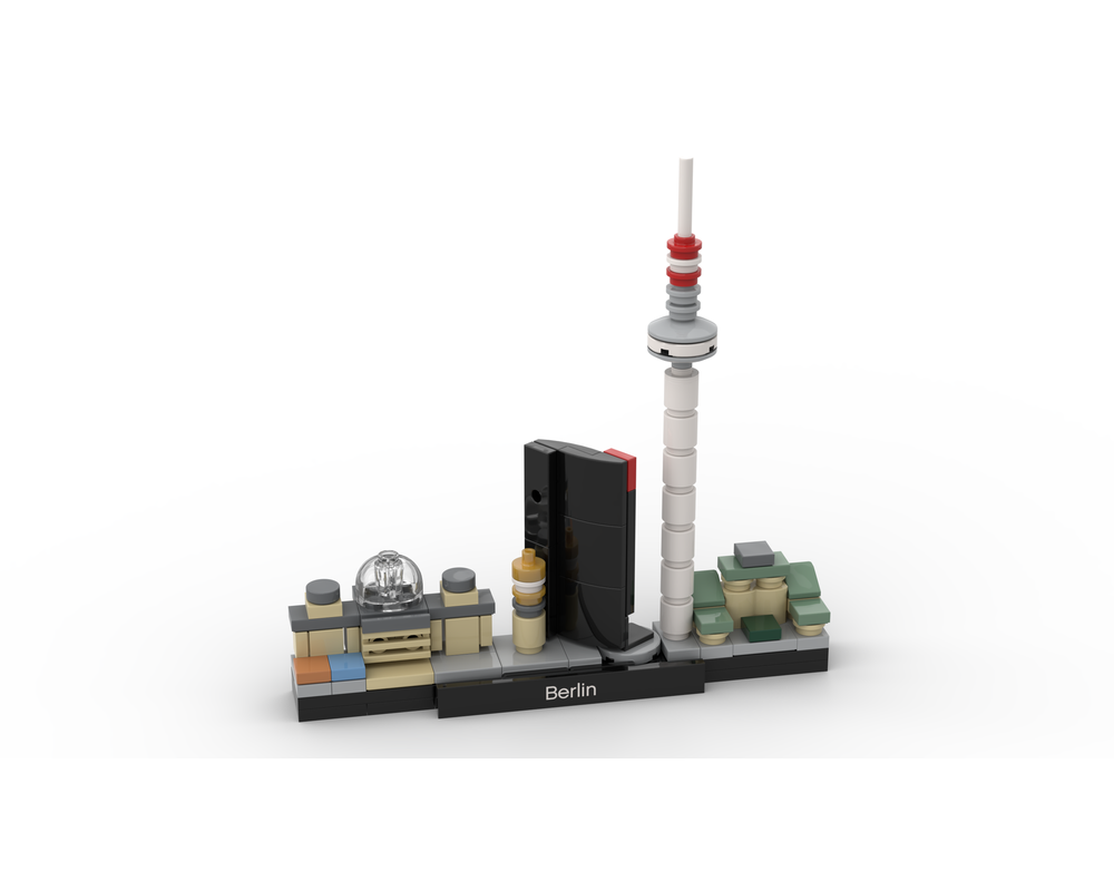 LEGO MOC Berlin skyline - the nano version by denjohan | Rebrickable ...