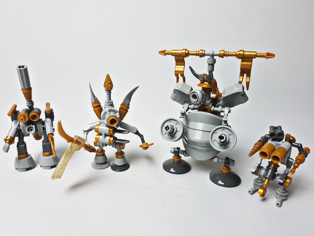 LEGO MOC-41234 B-Team - Golden Bots by the_bricked_cave | Rebrickable ...