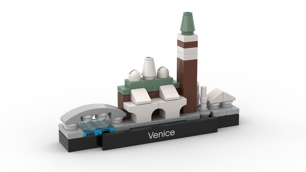 LEGO MOC Venice skyline - the nano version by denjohan | Rebrickable ...