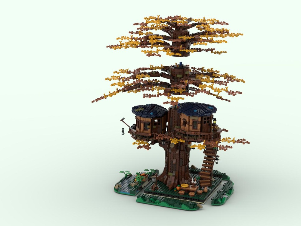 LEGO MOC Tree House (Modular) by revilor | Rebrickable - Build with LEGO