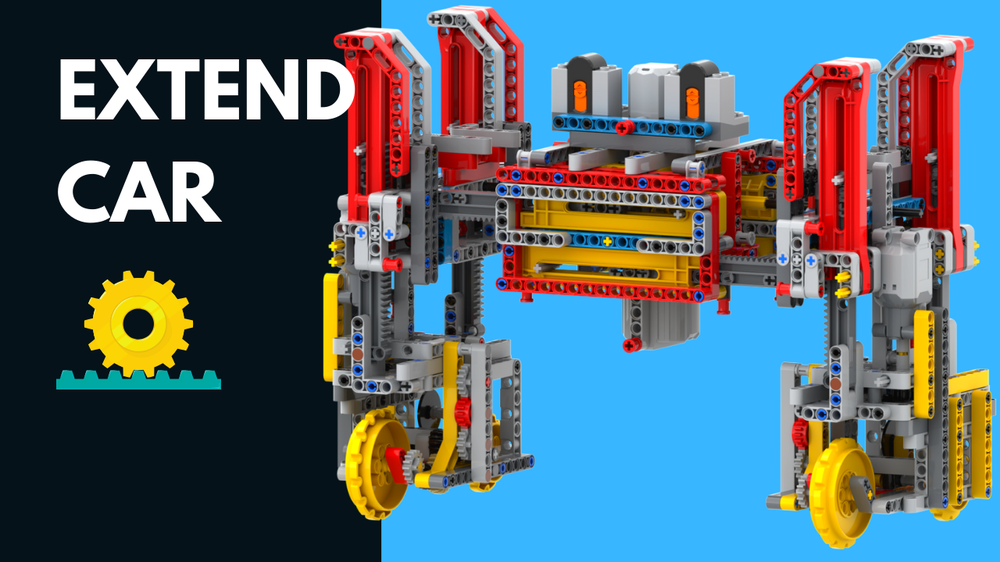 Lego Moc Telescopic Extender Car By Konstraktabstrakt Rebrickable