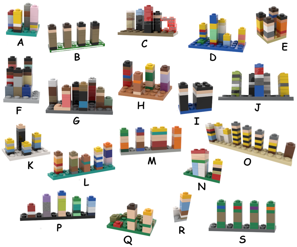 LEGO MOC Micro blocky caracters #2 by Thierry | Rebrickable - Build ...