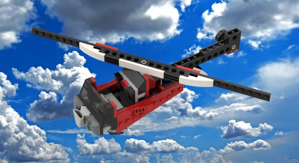 LEGO MOC 31100 - Helicopter by LegoOri | Rebrickable - Build with LEGO