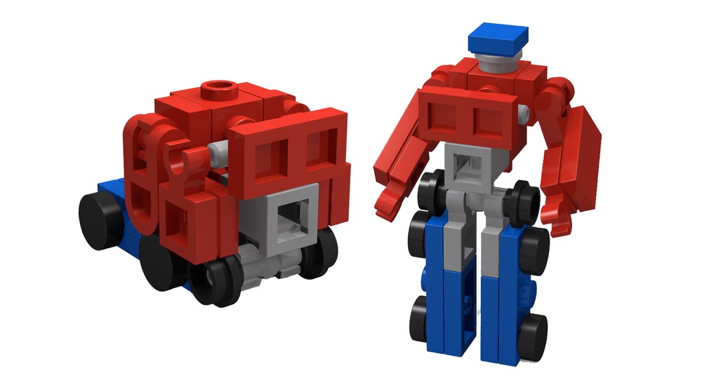 LEGO MOC Transformer G1 Mini Optimus Prime by FreshBricks | Rebrickable ...