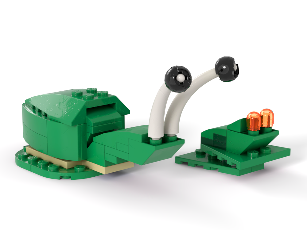 LEGO MOC 31058 Snail and Frog by Legopard | Rebrickable - Build with LEGO