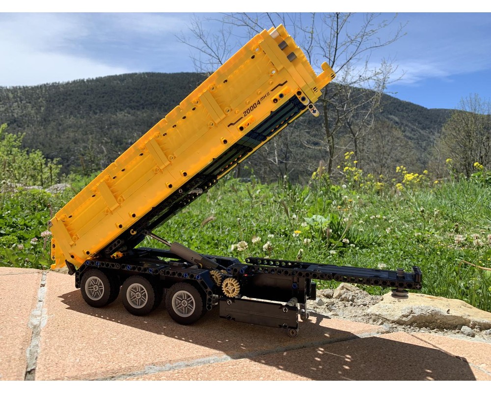 LEGO MOC-41415 Triaxle Tipper Trailer For Mack Scale Truck (Technic ...