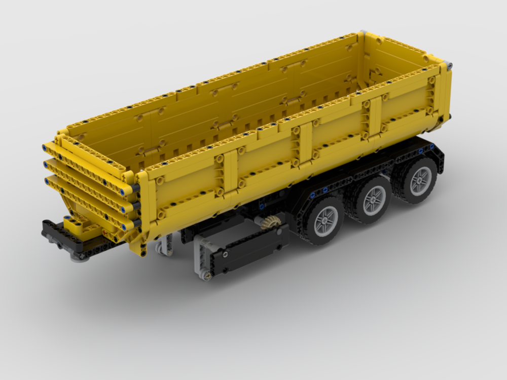 LEGO MOC Triaxle Tipper Trailer For Mack Scale Truck by pikeymike ...