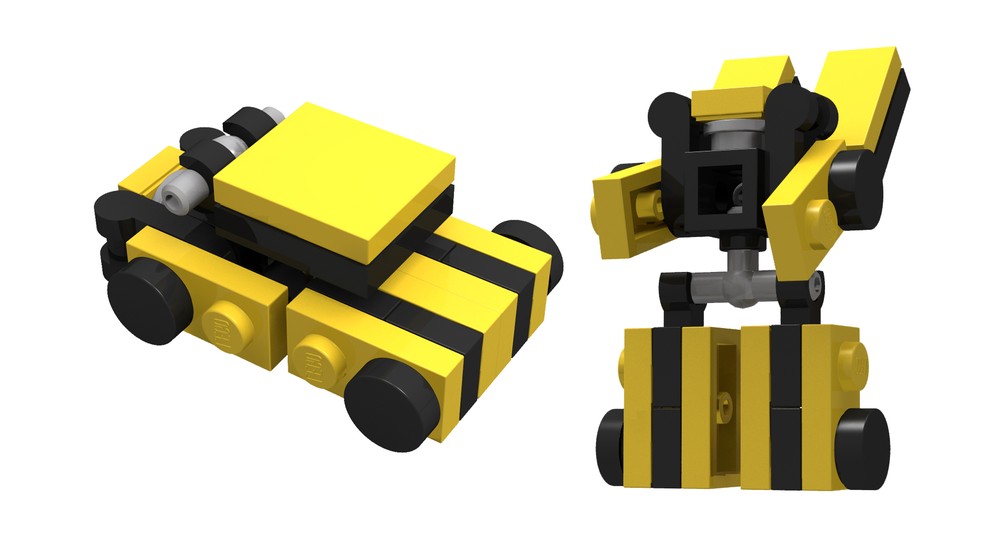 LEGO MOC Transformer Mini Movie Bumblebee by FreshBricks | Rebrickable ...
