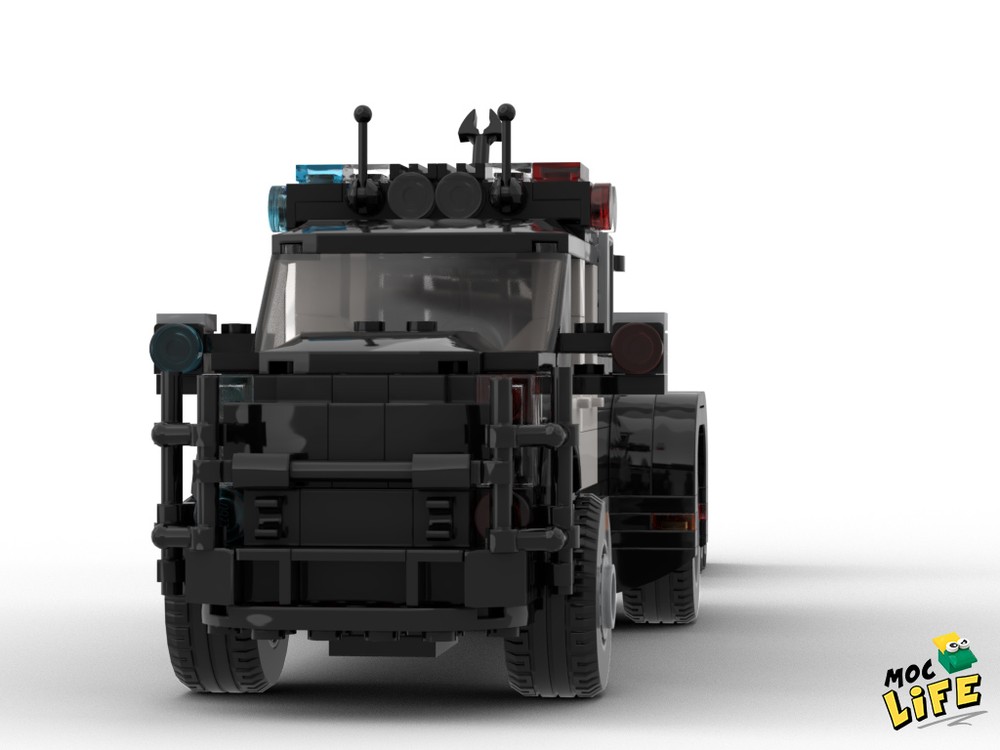 LEGO MOC Ford F-450 quad cab dually with anti-bomb robot by MocLife ...