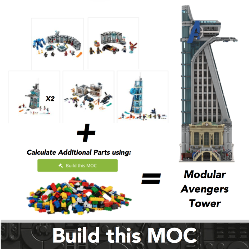 LEGO MOC Modular Avengers & Stark Tower from Marvel Avengers by Dream ...