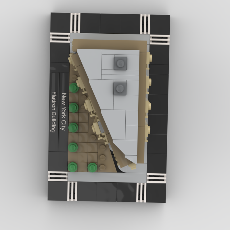 LEGO MOC Flatiron Building at 1/650th Scale by FunnyTacoBunny ...