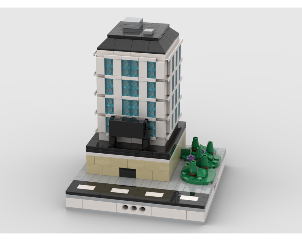 LEGO MOC Office building | for modular city by gabizon | Rebrickable ...