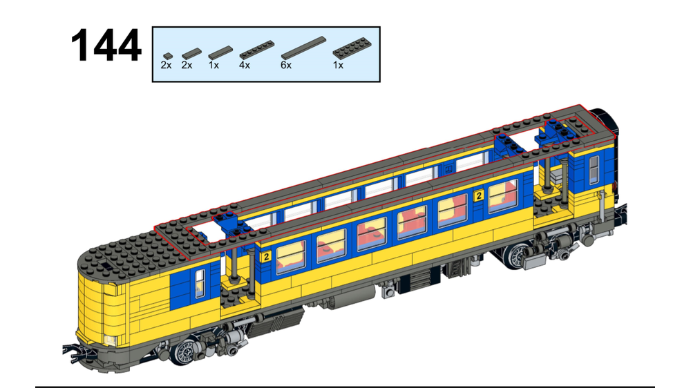 LEGO MOC NS Koploper train by rcrvankempen | Rebrickable - Build with LEGO