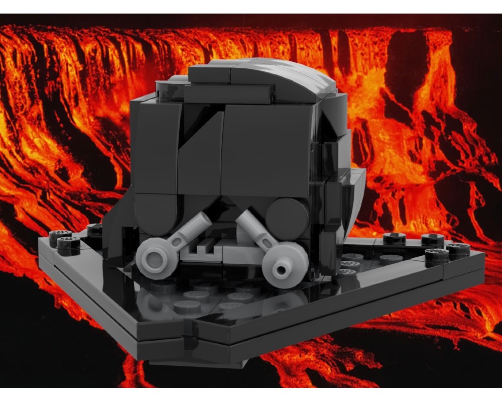 LEGO MOC Melted Vader Helmet Brickheadz by iBrickheadz | Rebrickable ...