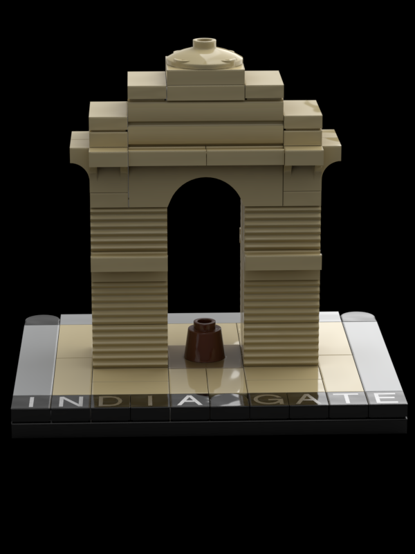 LEGO MOC India Gate - New Delhi by prateekguru | Rebrickable - Build ...