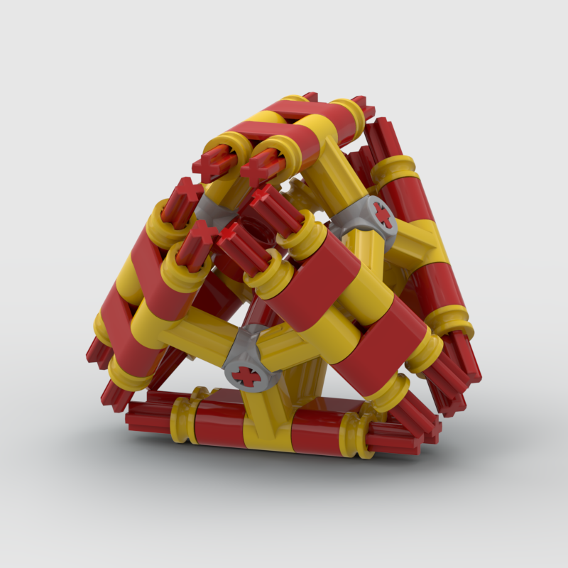 LEGO MOC Tetrahedron Jr. by digimuzik | Rebrickable - Build with LEGO