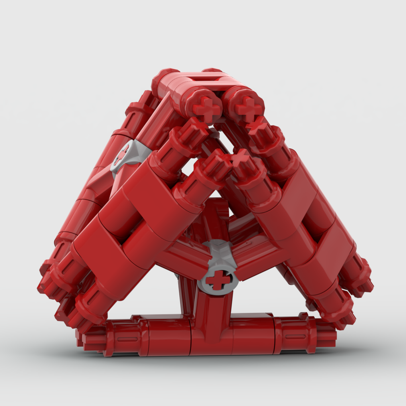 LEGO MOC Tetrahedron Jr. by digimuzik | Rebrickable - Build with LEGO