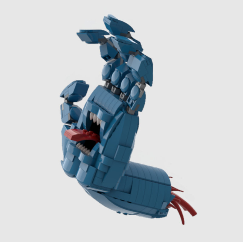 LEGO MOC Screaming Hand by Brick Flag | Rebrickable - Build with LEGO
