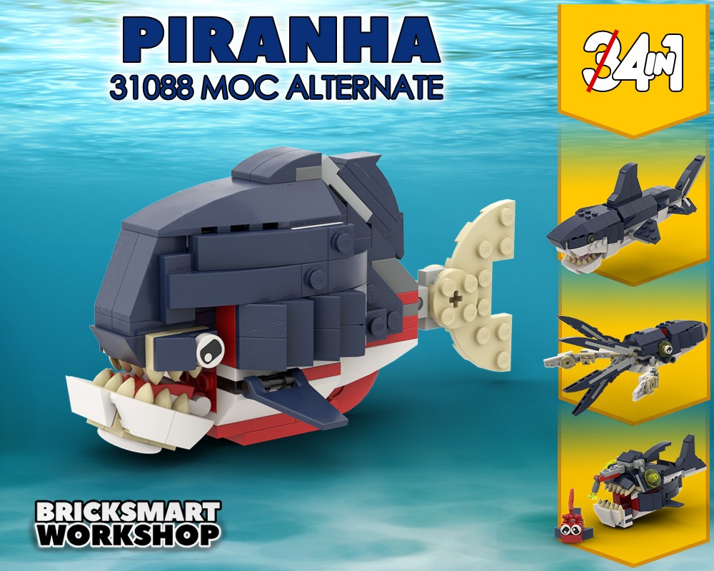 LEGO MOC Piranha 31088 Alternate by bricksmartworkshop | Rebrickable ...