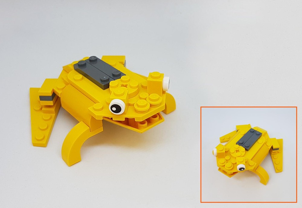 LEGO MOC Yellow Froggo by Pidele | Rebrickable - Build with LEGO