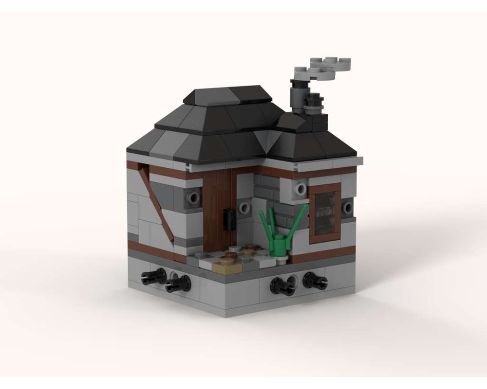 LEGO MOC-41683 Medieval house 2 - modular (Castle > Classic Castle 2020 ...