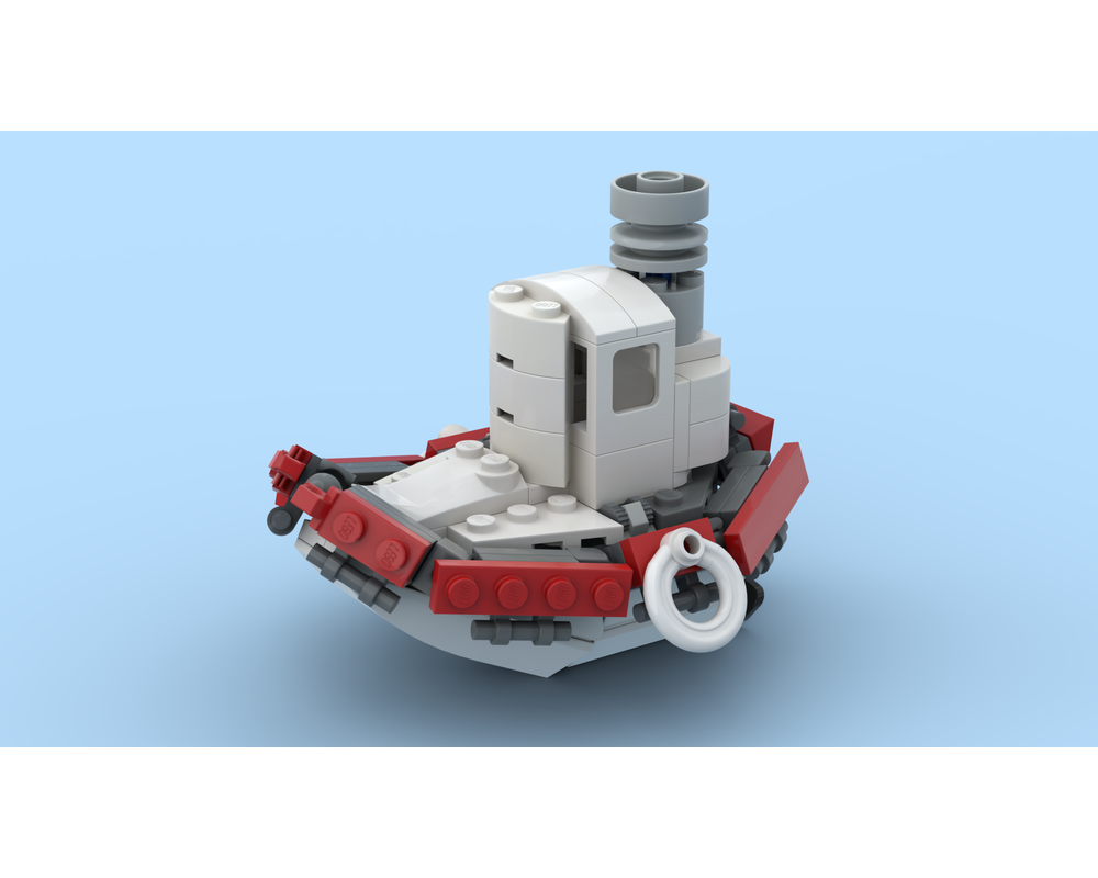 LEGO MOC Small Tugboat by alvitvel | Rebrickable - Build with LEGO