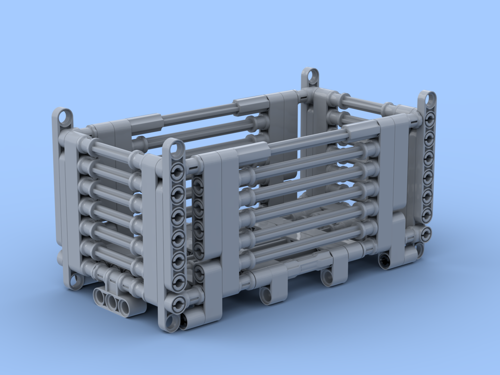 LEGO MOC mesh container (heavy duty) by Huwi | Rebrickable - Build with ...