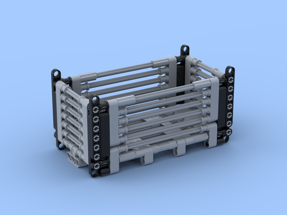 LEGO MOC mesh container (heavy duty) by Huwi | Rebrickable - Build with ...