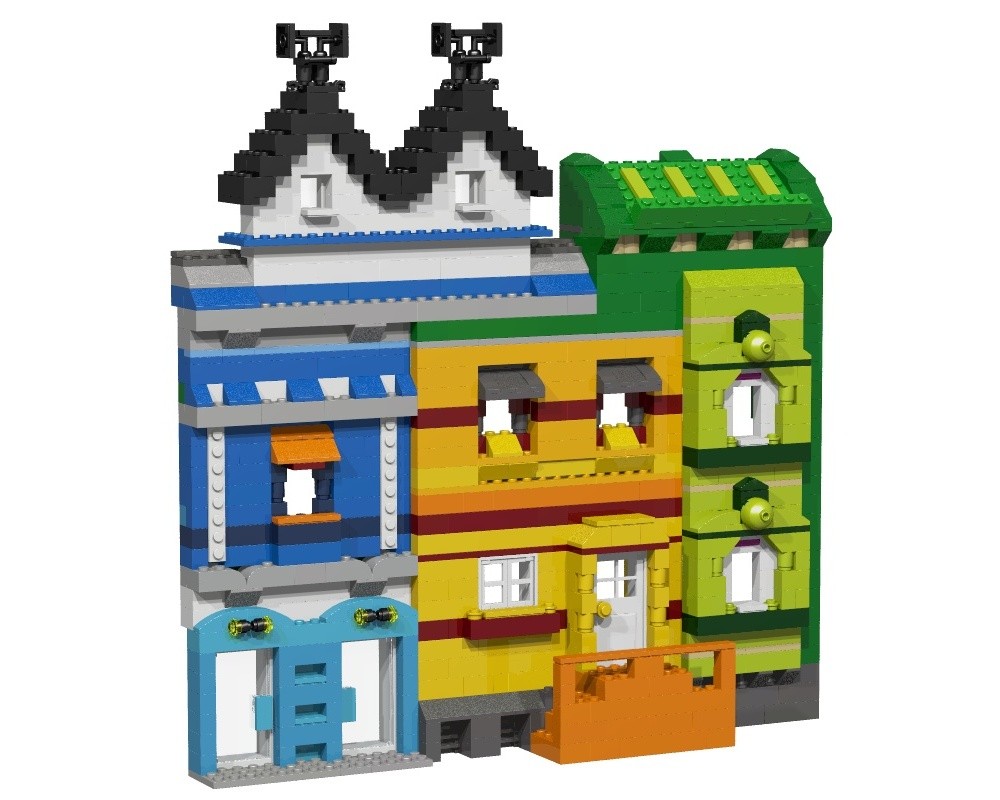 LEGO MOC 10697 House Facade by Nequmodiva | Rebrickable - Build with LEGO