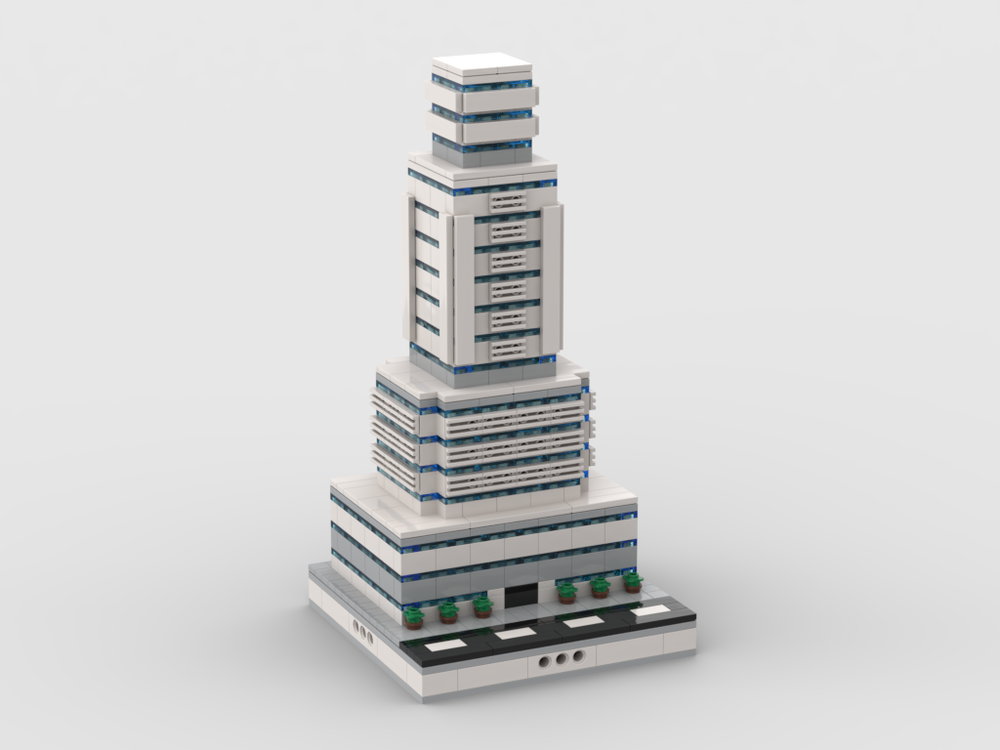 LEGO MOC Skyscraper building #6 | for modular city by gabizon ...