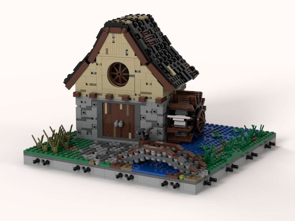 LEGO MOC Watermill - modular by Tavernellos | Rebrickable - Build with LEGO