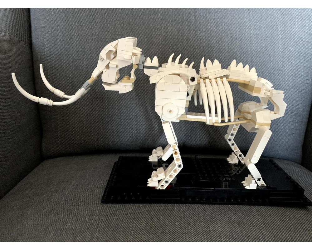 LEGO MOC Mammoth fossil by tobias79 | Rebrickable - Build with LEGO