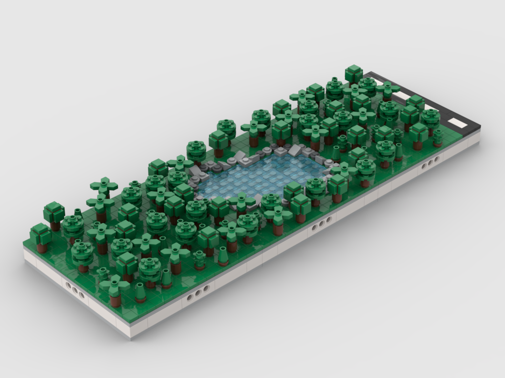 LEGO MOC Urban Park | for modular city by gabizon | Rebrickable - Build ...