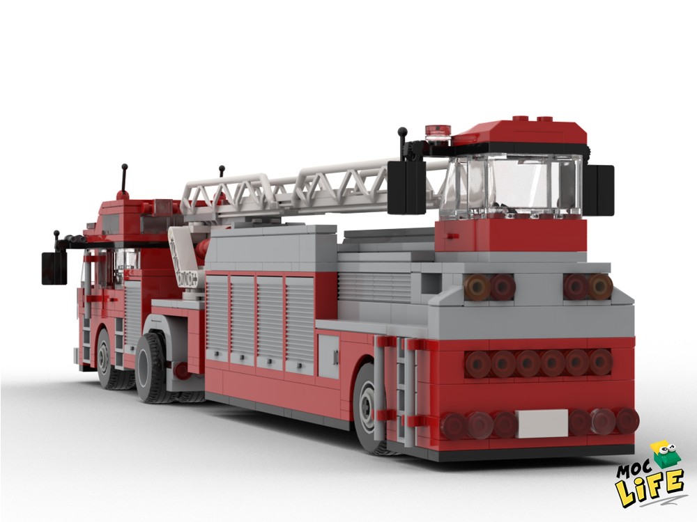 LEGO MOC-41823 Tiller fire engine by MocLife | Rebrickable - Build with ...