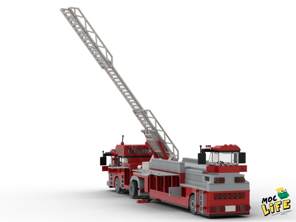 LEGO MOC-41823 Tiller fire engine by MocLife | Rebrickable - Build with ...